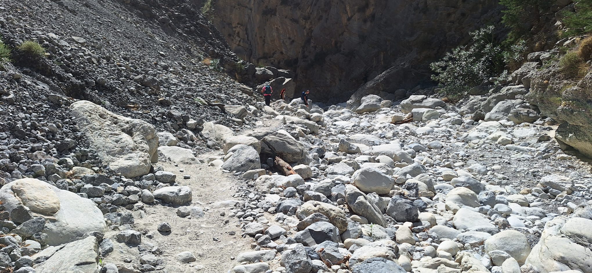 rocks samaria Gorge Crete October 23 - Dublin Walking Club